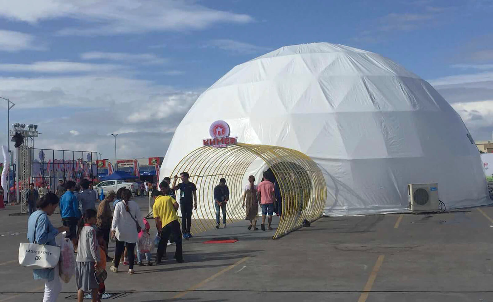 Heavy Duty Geodesic Dome Tent For Outdoor Event Party